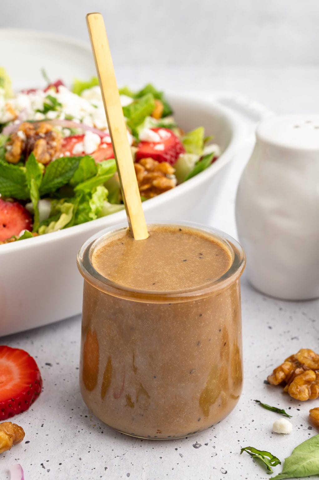 Simple and Creamy Balsamic Dressing - Love Your Body Well
